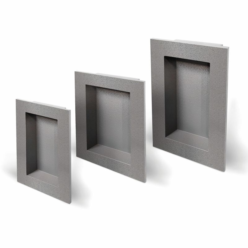 Wandnischen Dusche & Bad: Edelstahl + befliesbare Duschnischen